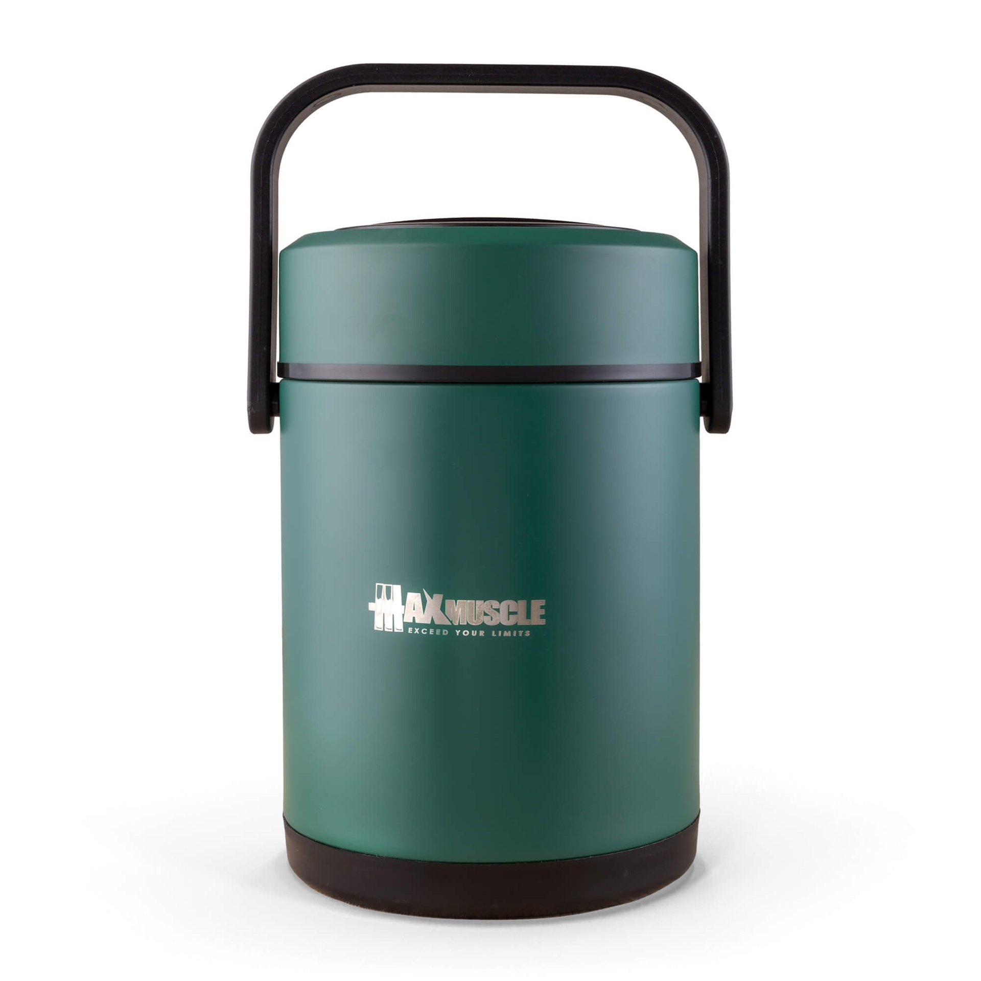 Max Muscle Stainless Steel-Lunch Box Vacuum insulated-2L- Green ...